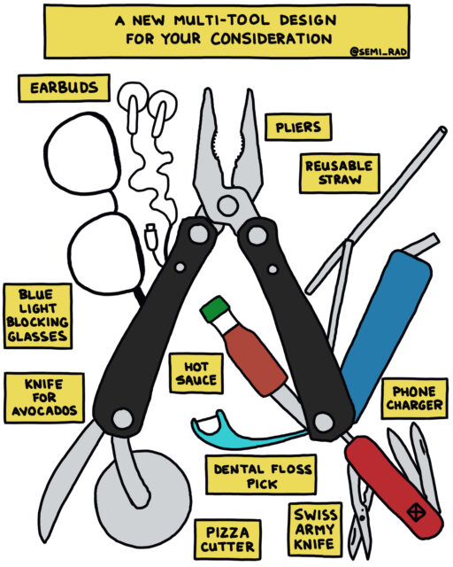 A New, Almost Completely Unrealistic Multi-tool Design - Semi-Rad.com